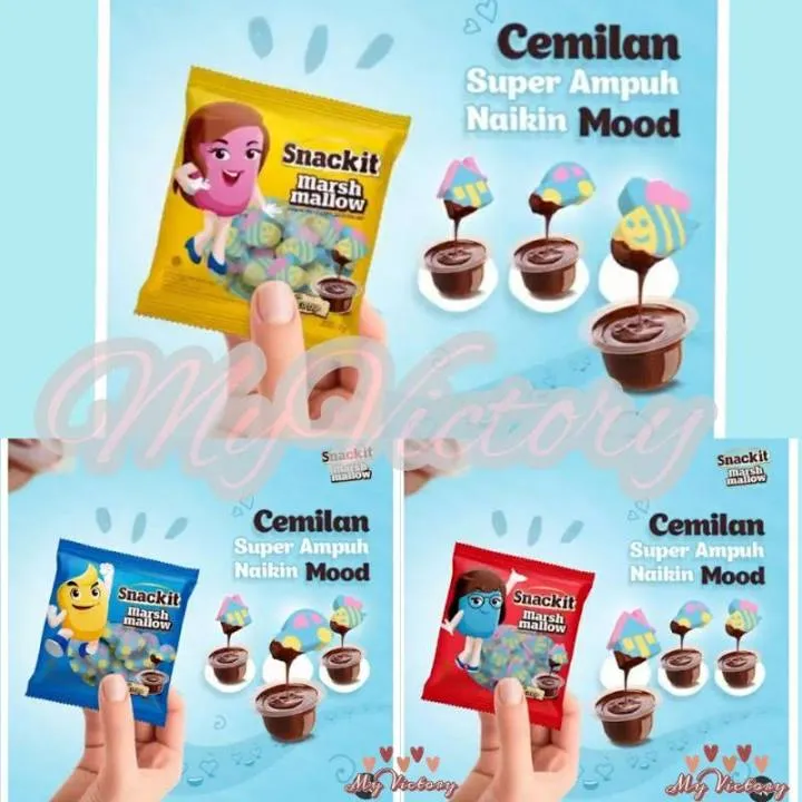 SNACK IT MARSHMALLOW CHOCODIP / MARSHMALLOW SNACKIT CHOCO DIP 1 RENCENG ...