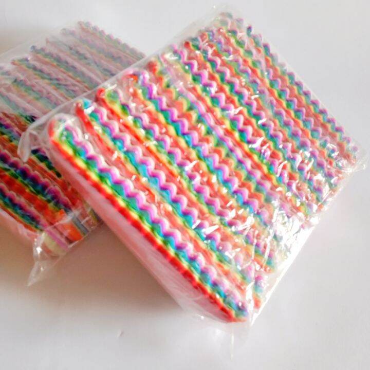 1 Pack Kertas Crepe Potong Kertas Krep Hias / kertas klobot isi 10 ...