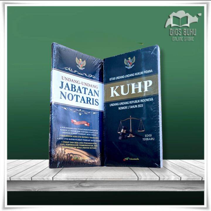 PAKET 2 BUKU | KUHP EDISI TERBARU UNDANG-UNDANG HUKUM PIDANA NO. 1 TAHUN 2023 | UNDANG-UNDANG ...
