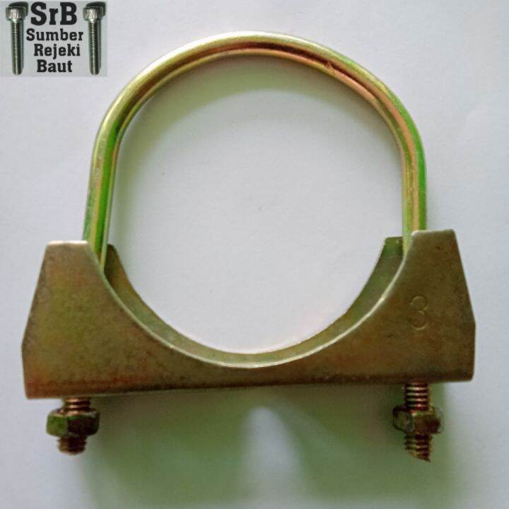 Klem Knalpot 3 inchi U Bolt Clamps Harga Satuan | Lazada Indonesia