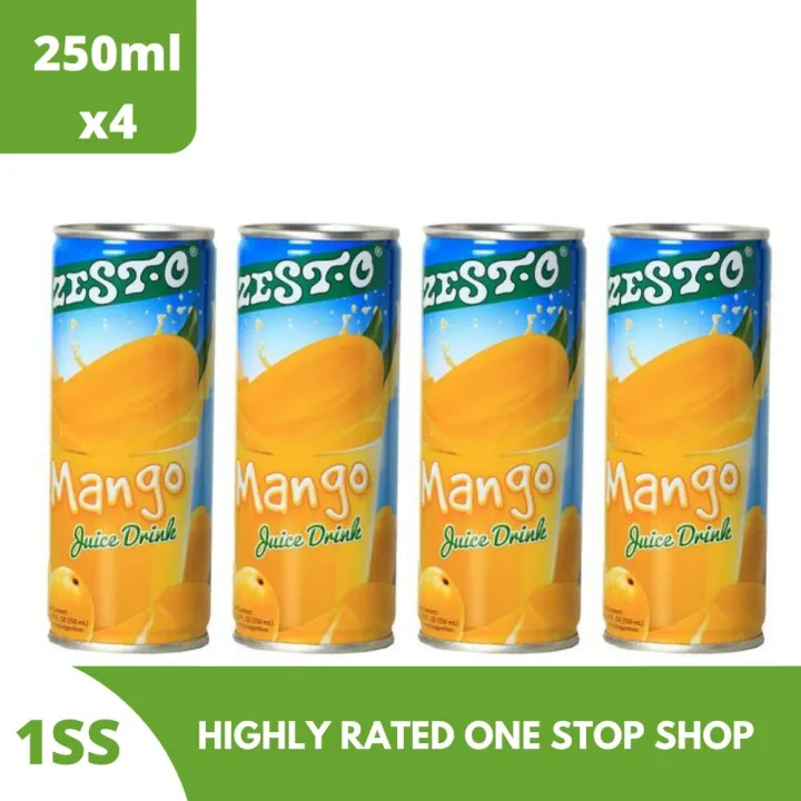 Zest-O Mango Juice Drinks, 250ml Set of 4 | Lazada PH
