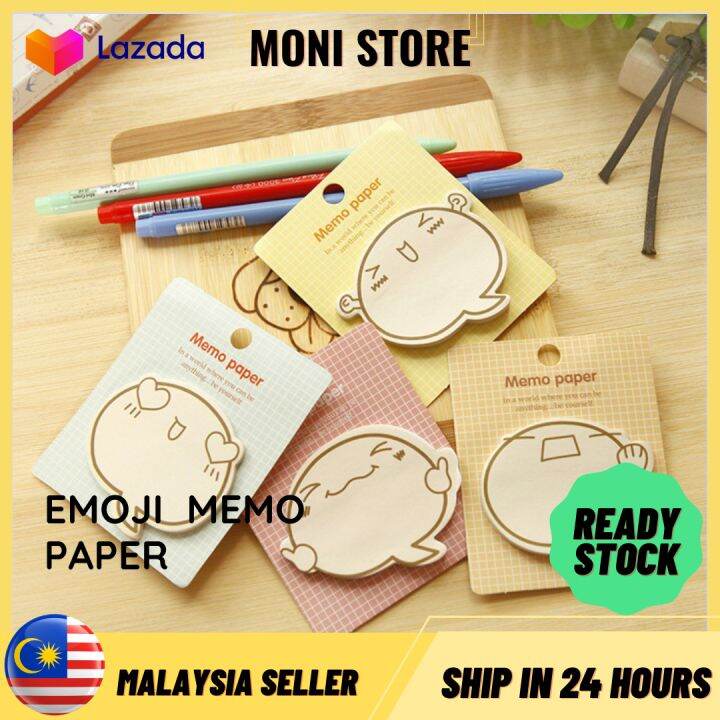 Korean Creative Cartoon Emoji Sticky Note 20sheet | Lazada