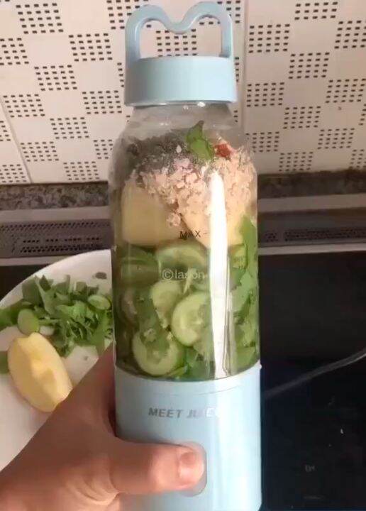 Máy xay đa năng, xay sinh tố, xay thịt cầm tay Meet Juice 500ml | Lazada.vn