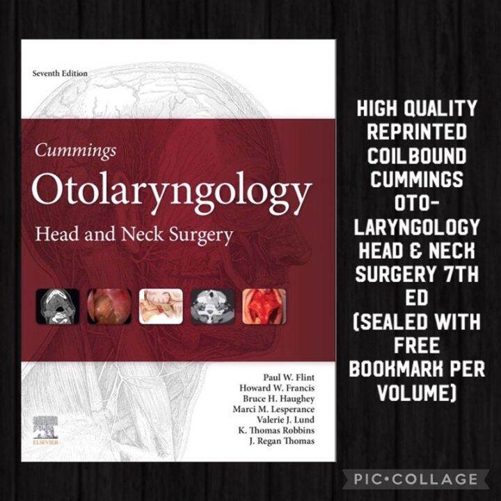 Cummings Otolaryngology 7th Edition ORL Head Neck Surgery Textbook | Lazada PH