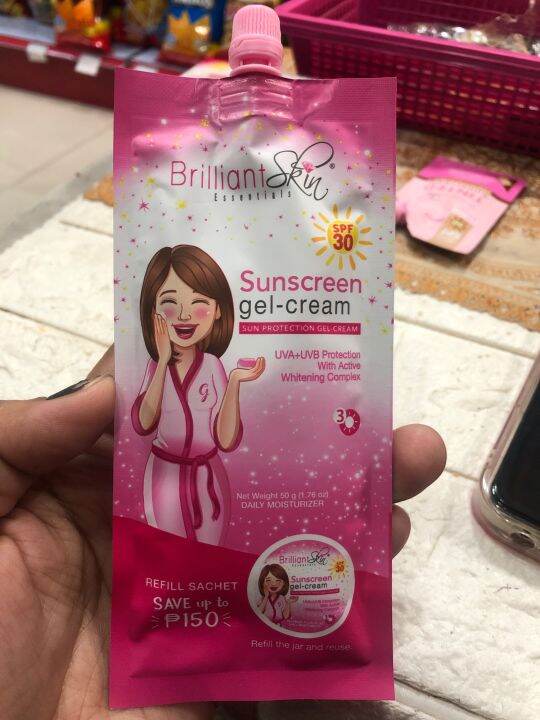 Brilliant skin sunscreen gel cream spf 30 | Lazada PH
