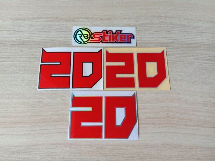Stiker no 20 fabio quartararo sticker moto gp viral | Lazada Indonesia