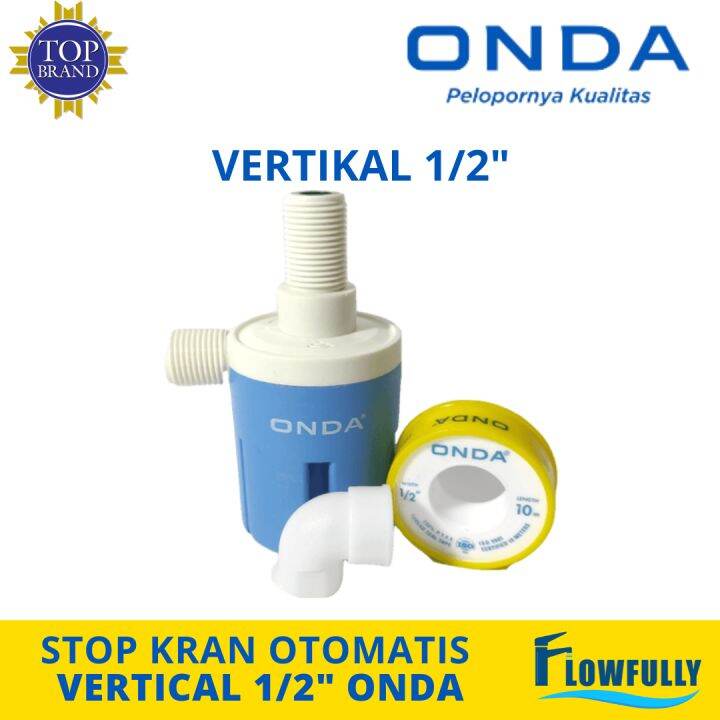 STOP KRAN OTOMATIS VERTIKAL 1/2 INCH ONDA PELAMPUNG KERAN AIR VERTICAL ...