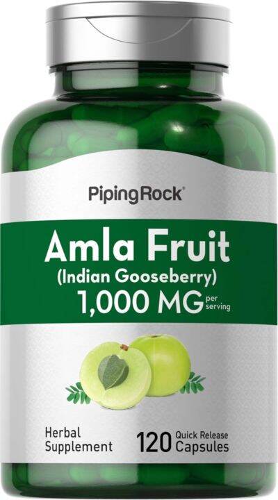 🇺🇸 Amla Fruit Indian Gooseberry 1000mg, 120 Capsules | Lazada PH