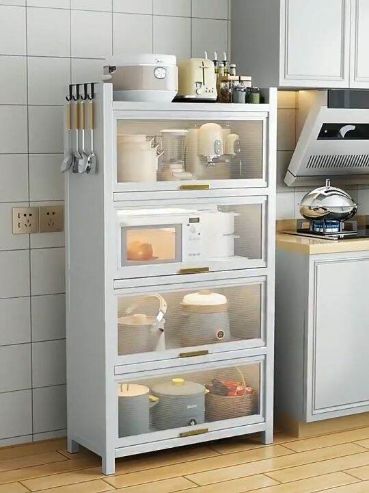 Multi-layer Cupboard Storage Shelves Cabinet kitchen cabinet organizer ...