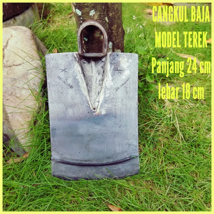 CANGKUL PERTANIAN ASLI BAJA - CANGKUL MODEL TEREKAN TEBAL TAJAM ...