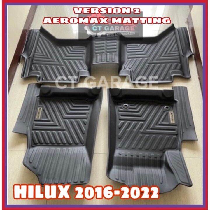 TOYOTA HILUX REVO/CONQUEST 2016-2022 VERSION 2 DEEP DISH MATTING ...