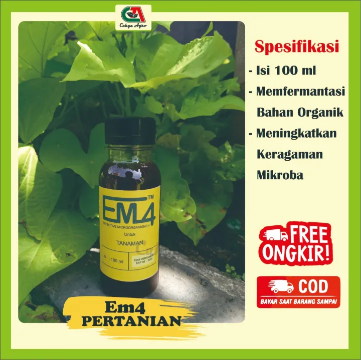 EM4 Pertanian Untuk Tanaman Repack 100 ml | Lazada Indonesia
