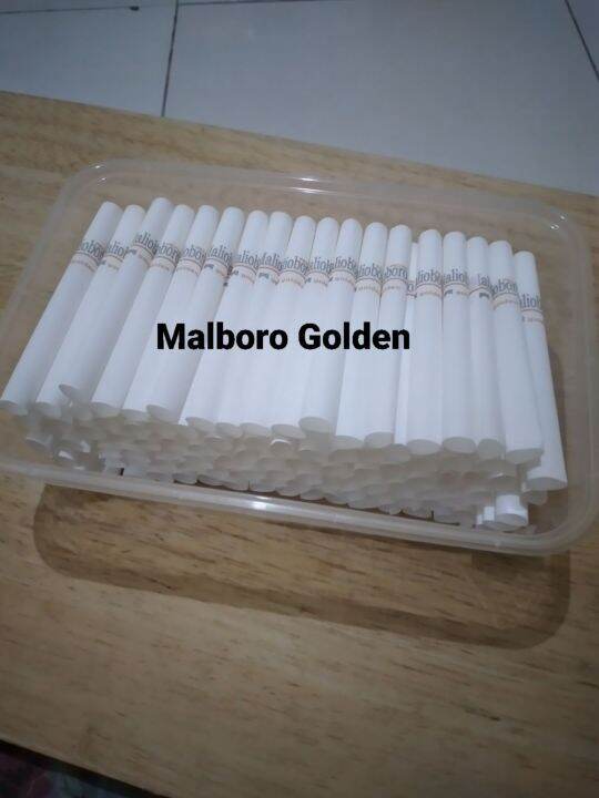 Kerajinan Kertas Selongsong Filter 8mm Malboro Golden isi 100 | Lazada Indonesia