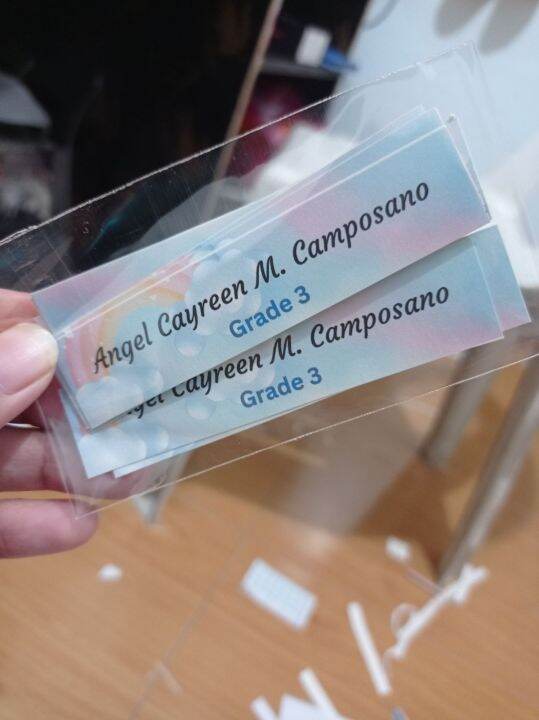 CUSTOMIZED STICKER LABEL FOR BOOKS AND NOTEBOOKS | Lazada PH