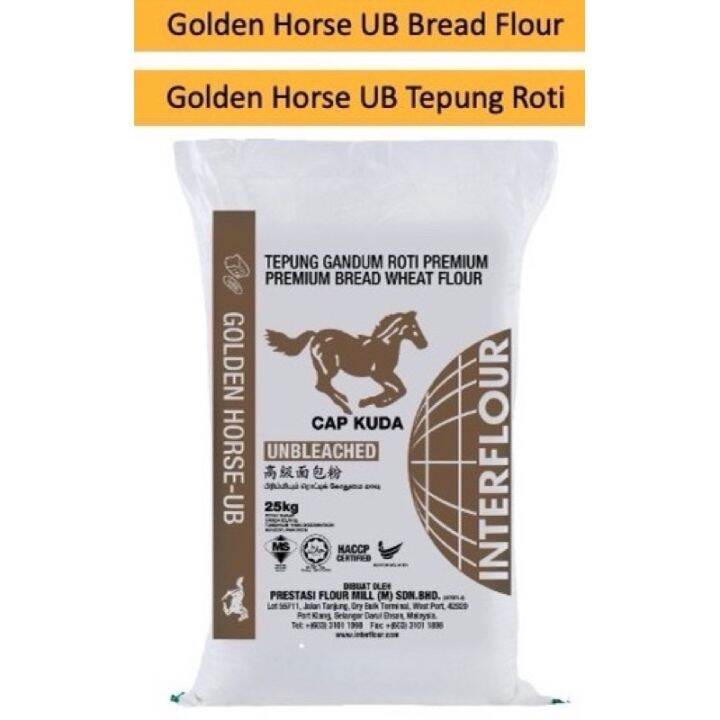 Golden Horse Premium Bread Wheat Flour High Protein Flour/ Cap Kuda ...