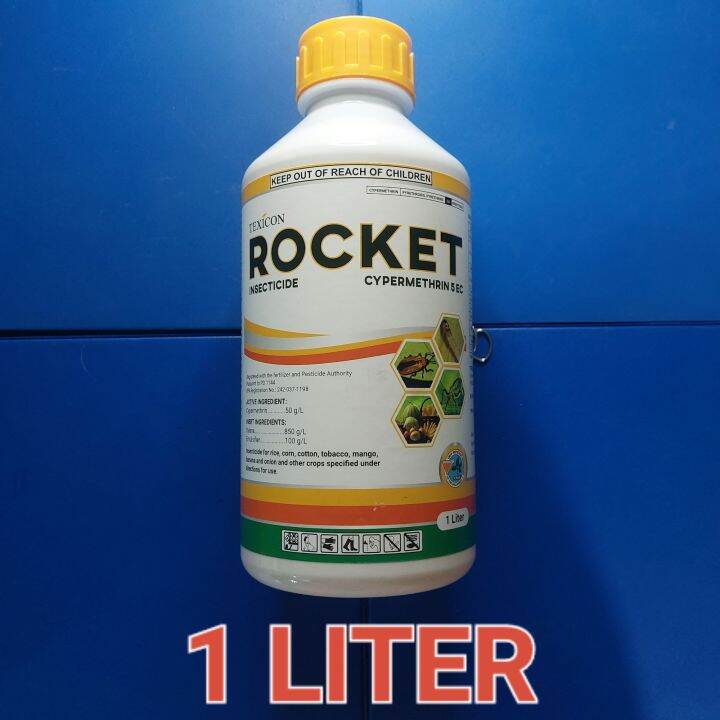 ROCKET 5EC (1 LITER) CYPERMETHRIN INSECTICIDE BY TEXICON | Lazada PH