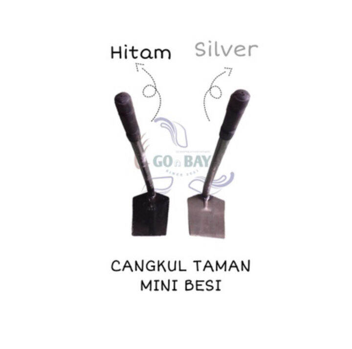 Cangkul Kecil Rumput Pacul Mini Besi Plat Anti Pecah Gagang Besi ...