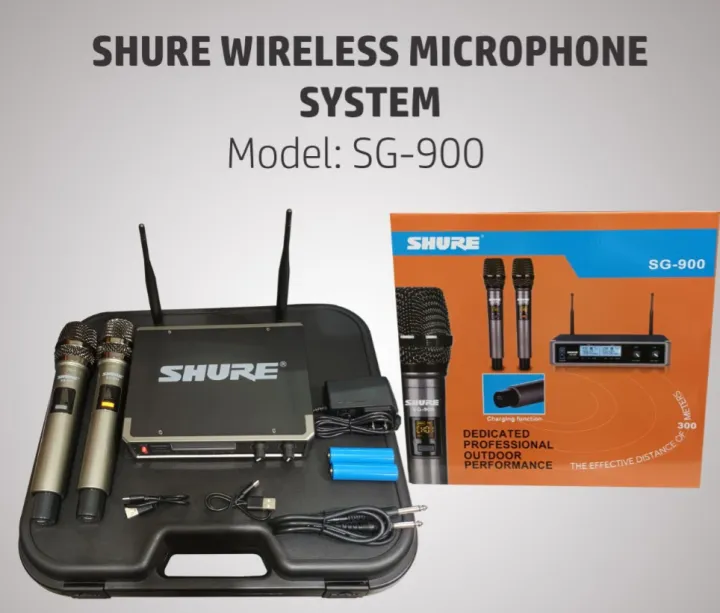 Shure Wireless Microphone SG-900 | Lazada PH