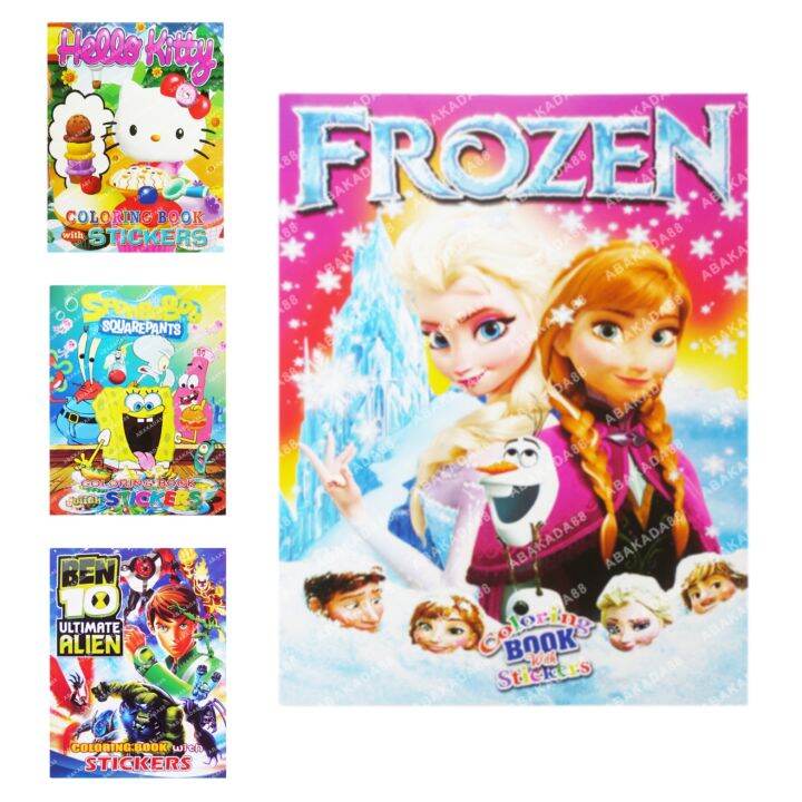 Deluxe Big Coloring Book With Stickers Perfect For Kids | Lazada PH