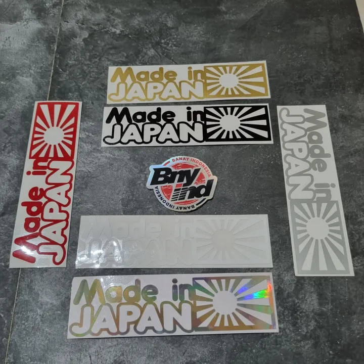 STICKER STIKER MADE IN JAPAN BENDERA JDM JEPANG CUTTING | Lazada Indonesia