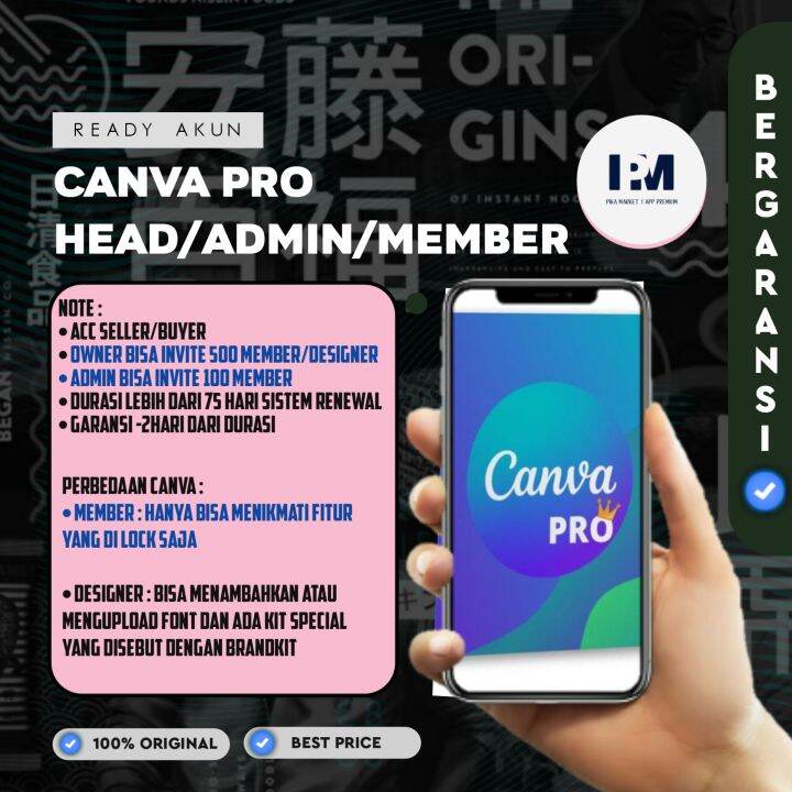 JAGO DESAIN CANV*A |HEAD/OWNER/MEMBER | Lazada Indonesia