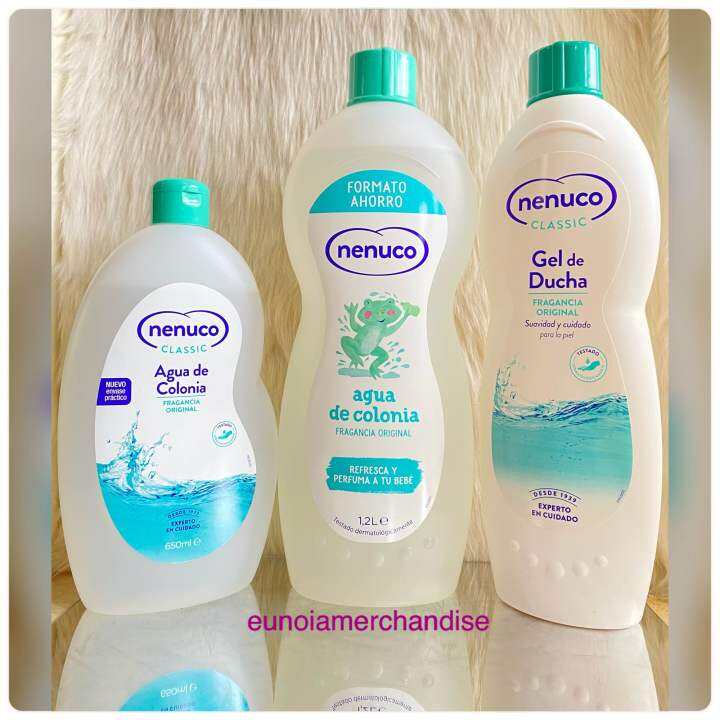 750ml Nenuco Classic Shower Gel & 650ml and 1.2L Nenuco Classic Cologne ...