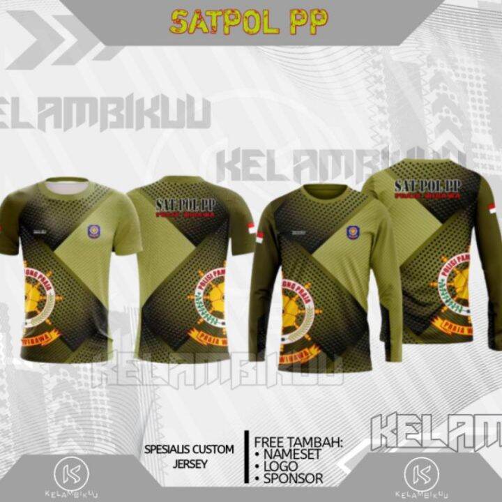 JERSEY SATPOL PP FULL PRINTING/JERSEY SATUAN POLISI PAMONG PRAJA TERBARU/BAJU KAOS SATPOL PP ...