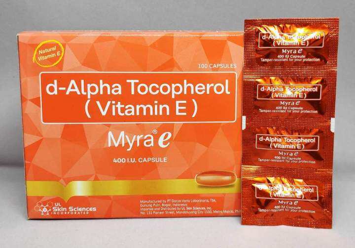 Myra E 400 100s softgels (1box/100pcs) | Lazada PH