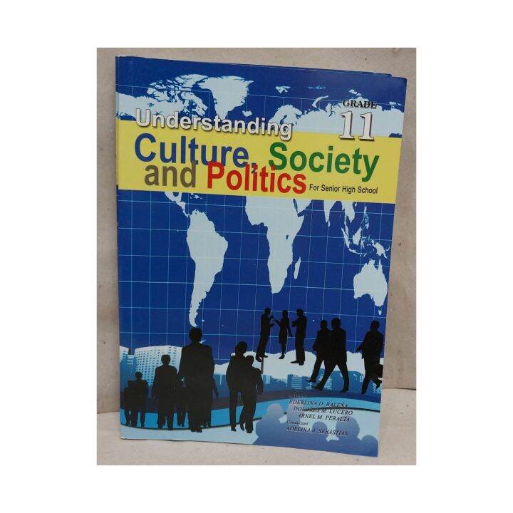 Understanding Culture Society And Politics For Senior High | Lazada PH