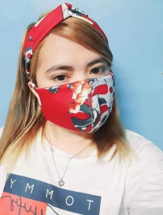 Turban & mask for women (set) buy 1 take 1 | Lazada PH