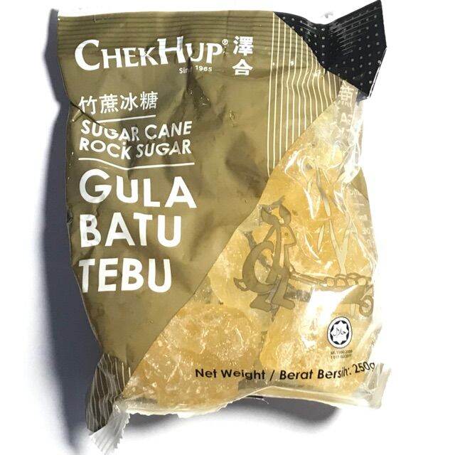 Chek Hup Sugar Cane Rock Sugar / Gula Batu Tebu 澤合竹蔗冰糖 250g | Lazada
