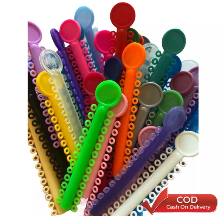 BRACE RUBBER SINGLE 8PCS RANDOM COLOR | Lazada PH