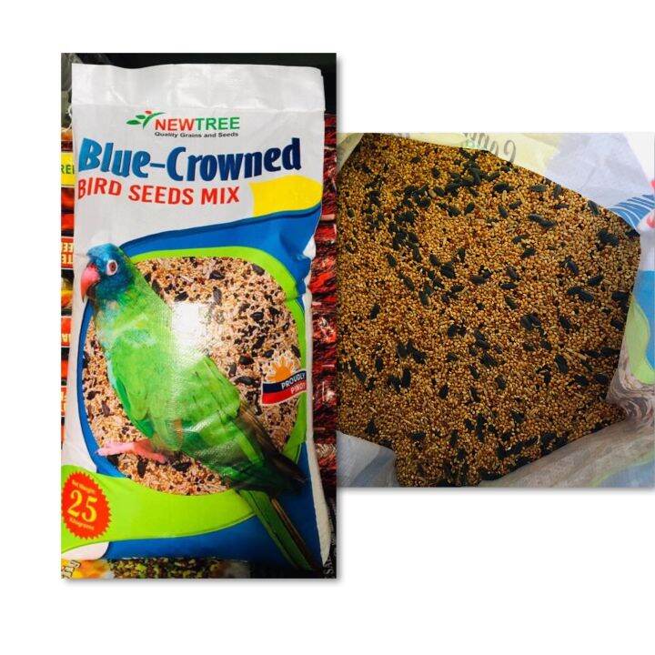 Blue crowned Bird seed mix Repacked 1kg | Lazada PH