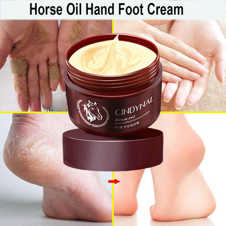 110g Horse Oil Hand Foot Cream Horse Anti-Chafing Skin Repairing ...