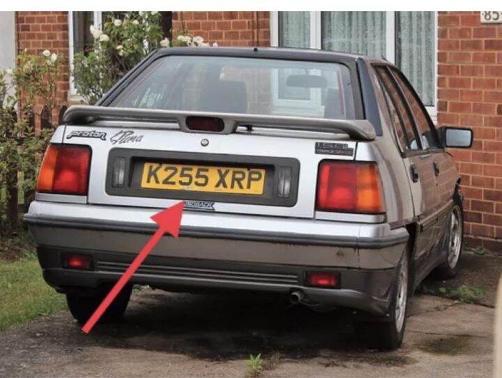 License Plate Panel Proton Saga Knight Aeroback | Lazada