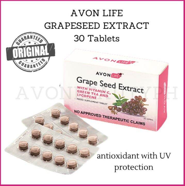 AVON Life Grapeseed Extract 30 Tablets | Lazada PH
