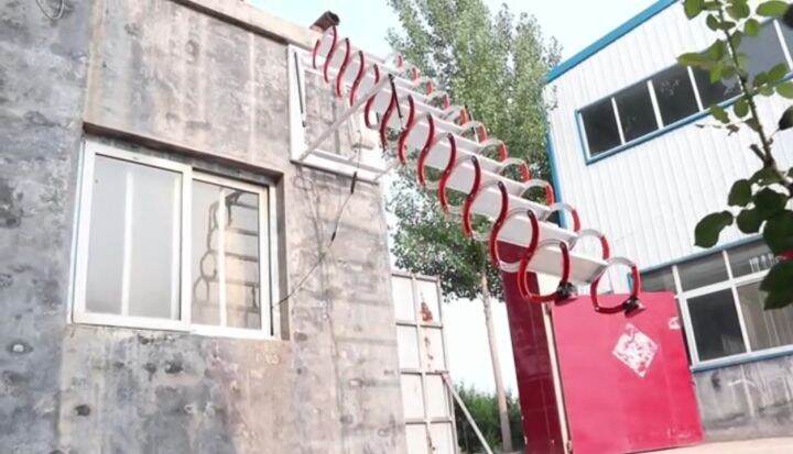 2.5-3M Stairs Folding Ladder Stairs Hidden Ladder Steel Metal Large ...