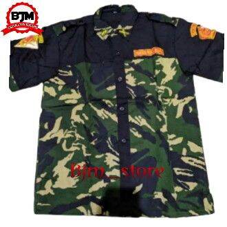 kemeja PDH PPM kombinasi loreng | Lazada Indonesia