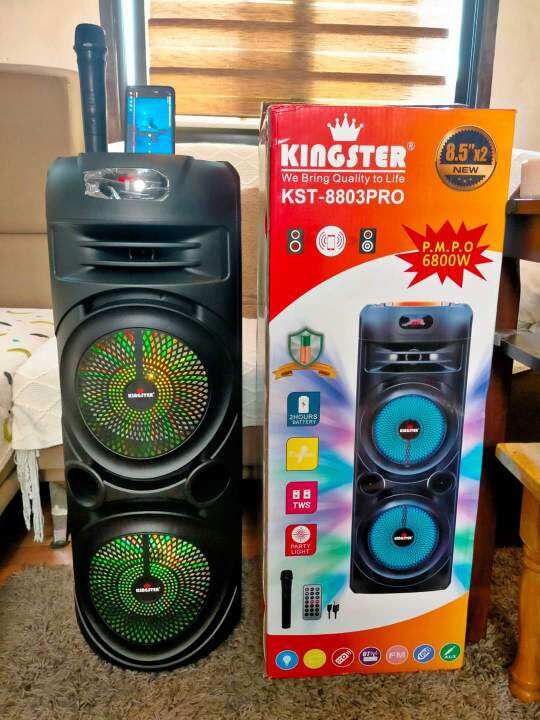 Newest 803pro 33inches Big Bluetooth Karaoke Speaker Treble Bass Free ...