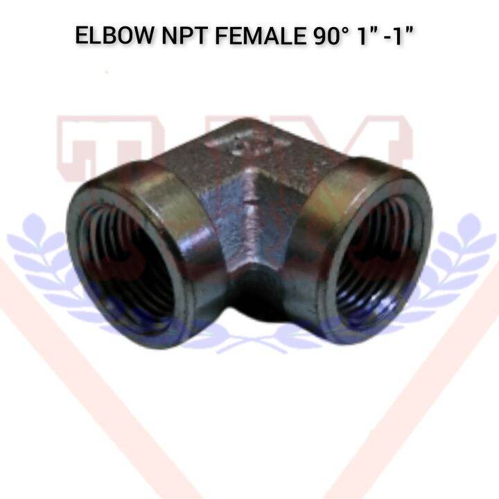 ELBOW Besi Drat Dalam 1 inch NPT FEMALE 90° | Lazada Indonesia
