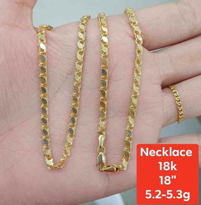 PAWNABLE 18K SAUDI GOLD 18K DAMASCUS CHAIN | Lazada PH