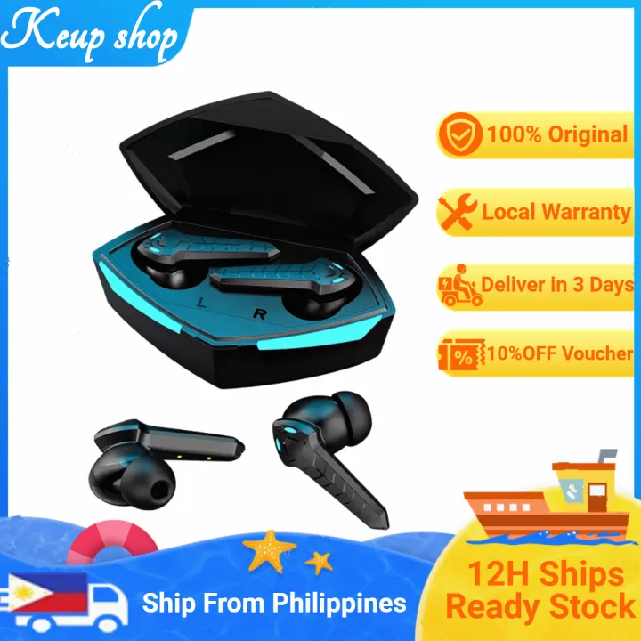 Bluetooth 5.1 Wireless Gaming Headset Full Bass TWS 9D Stereo Sports ...