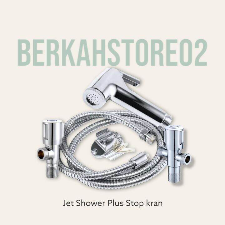 Jet shower closet washer plus stop kran - Stop kran Single / Double ...