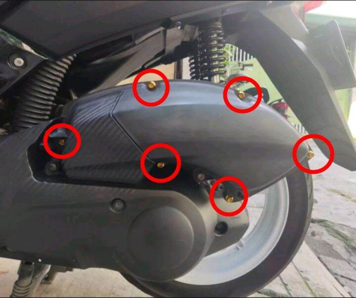 GKMotozone HENG Air filter box Bolt for YAMAHA Nmax v1, v2, v2.1 ...