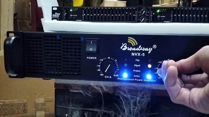 Broadway NVX-5 500W X 2 Powered Amplifier | Lazada PH