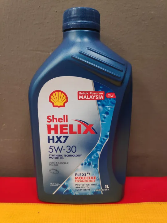 Shell Helix HX7 5W-30 (1L) Lubricant Oil - Minyak Hitam Kereta | Lazada