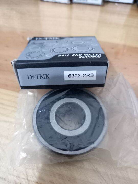 Ball bearing 6303 2RS DeTMK | Lazada Indonesia