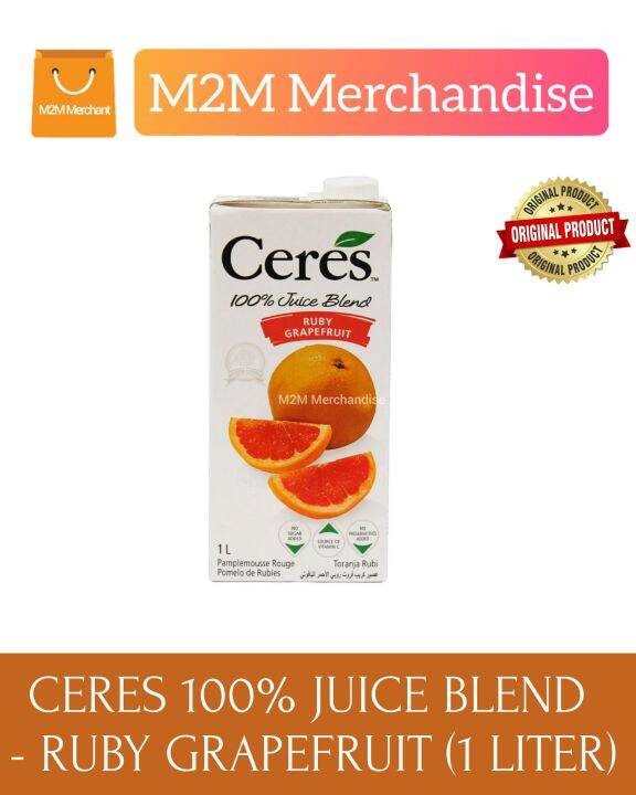 CERES 100% FRUIT JUICE BLEND - RUBY GRAPEFRUIT (1 LITER) | Lazada PH