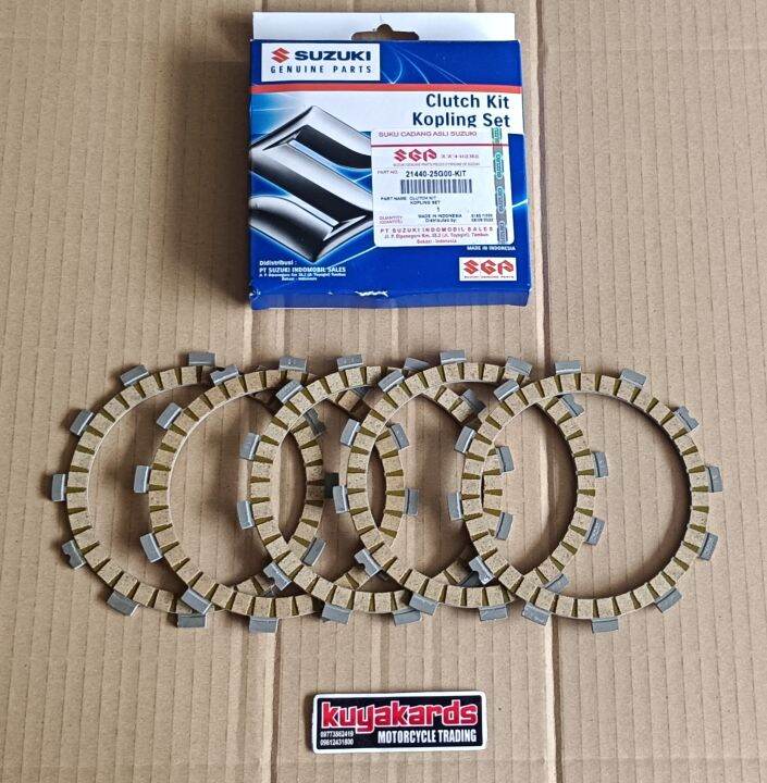 SGP GENUINE CLUTCH LINING SET (5PCS) RAIDER 150 CARB TYPE | Lazada PH