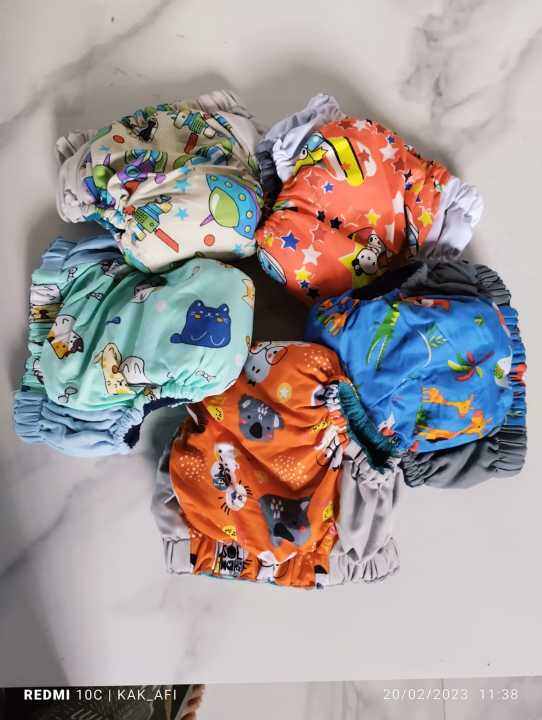 popok kain clodi AIO anak Pampers bisa dicuci kering pakai untuk BB 3 ...